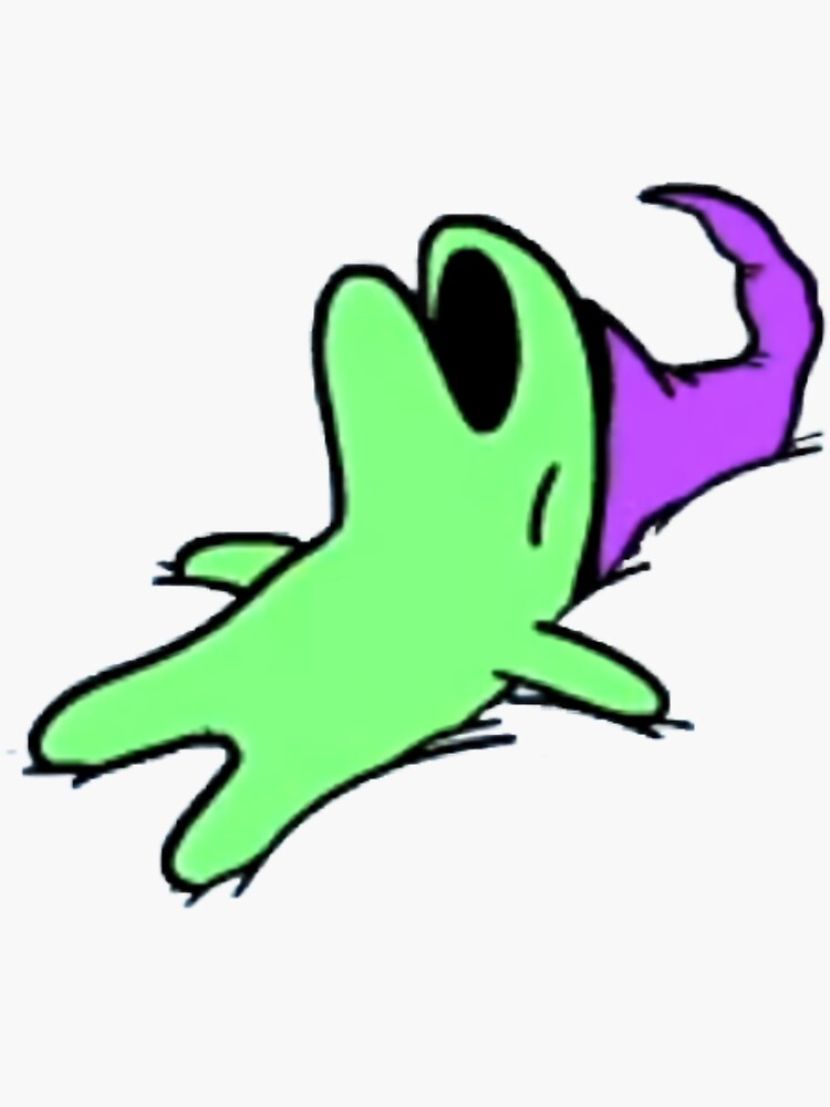 "sleeping glep :)" Sticker for Sale by OmegaSam | Redbubble