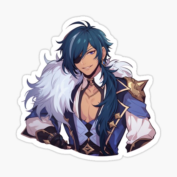 "Kaeya" Sticker for Sale by SchellStation | Redbubble