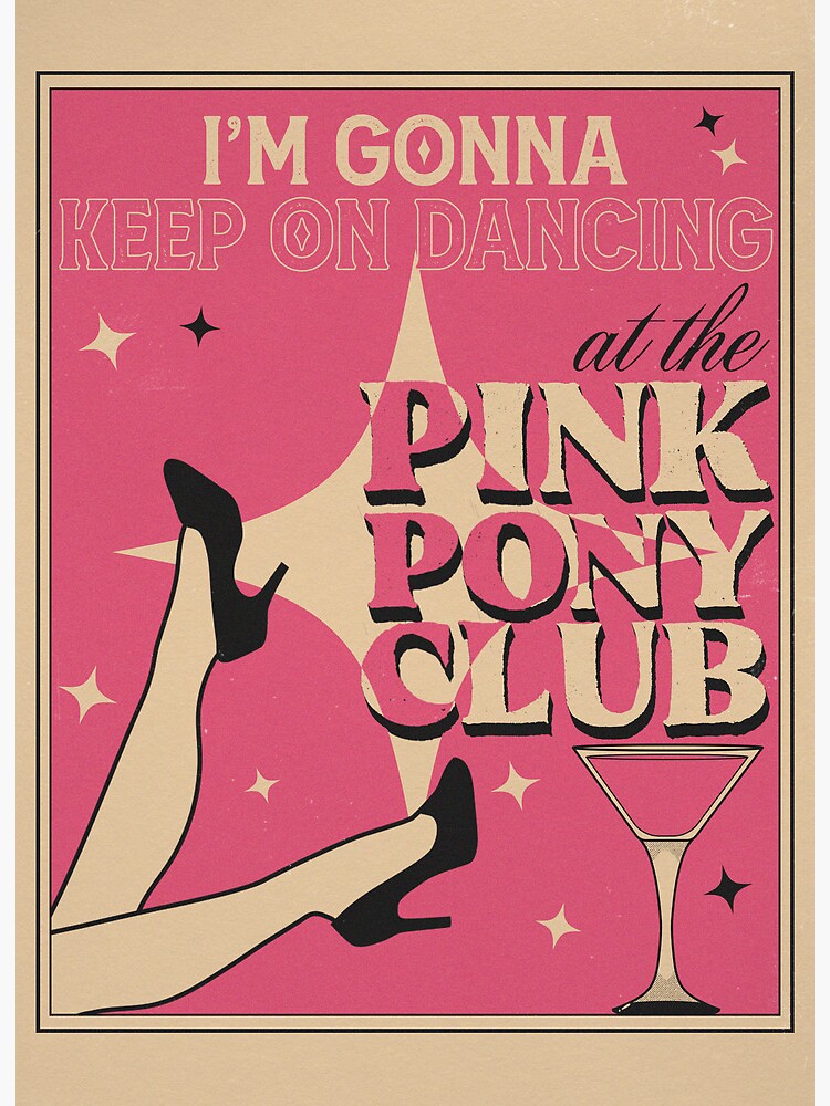 "Pink Pony Club" Art Board Print for Sale by auroraspng | Redbubble