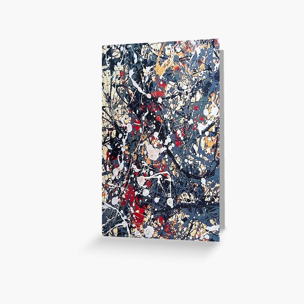"abstract expressionism jackson pollock" Greeting Card for Sale by ...