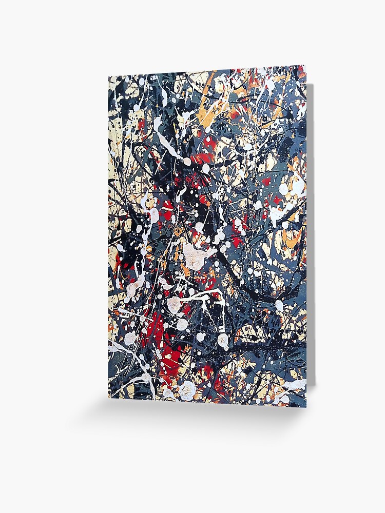"abstract expressionism jackson pollock" Greeting Card for Sale by ...