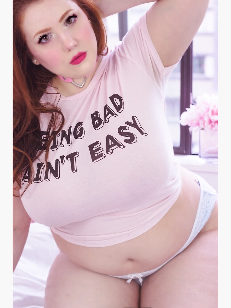 Bad Babygirl Poster For Sale By Squishyfoxy Redbubble