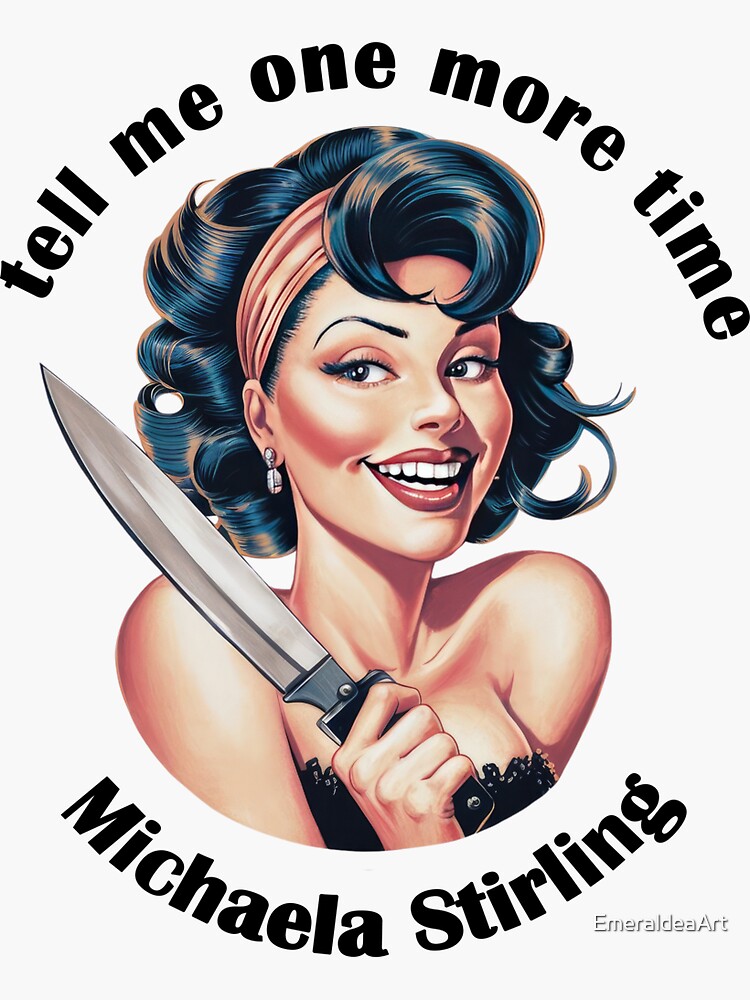 "tell me one more time michaela kilmartin - Bridgerton Meme" Sticker ...