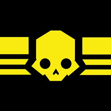 "Helldiver Chest Emblem - Yellow" Sticker for Sale by D D | Redbubble