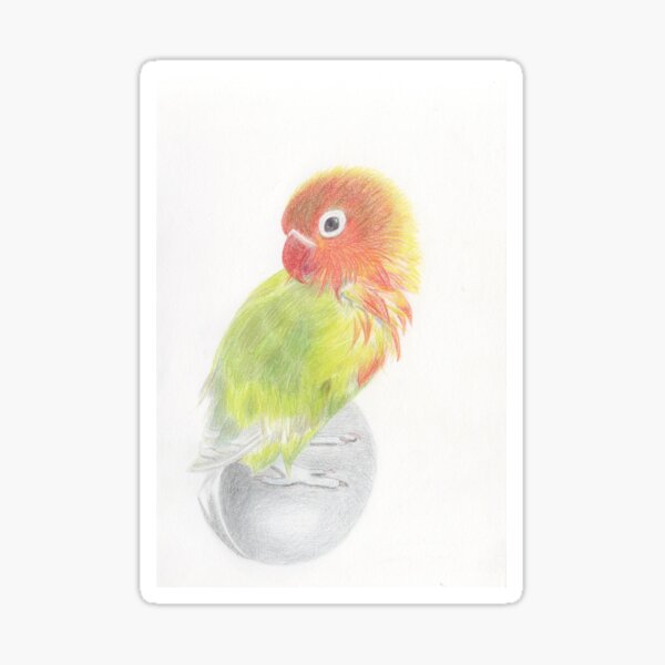 "Portrait of Pip" Sticker for Sale by ArtbyLMcD | Redbubble