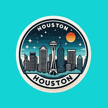 "Houston" Sticker for Sale by Aise06 | Redbubble