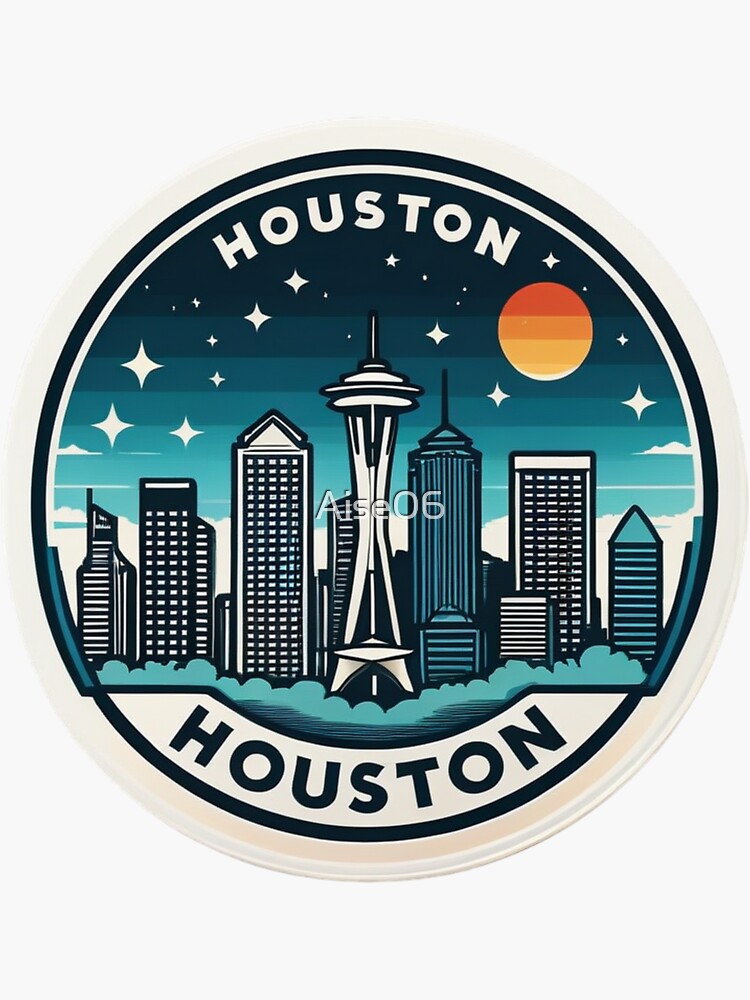 "Houston" Sticker for Sale by Aise06 | Redbubble