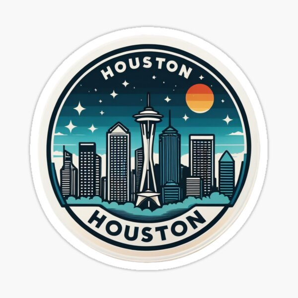 "Houston" Sticker for Sale by Aise06 | Redbubble