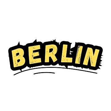 "Berlin" Sticker for Sale by mukuljindal | Redbubble