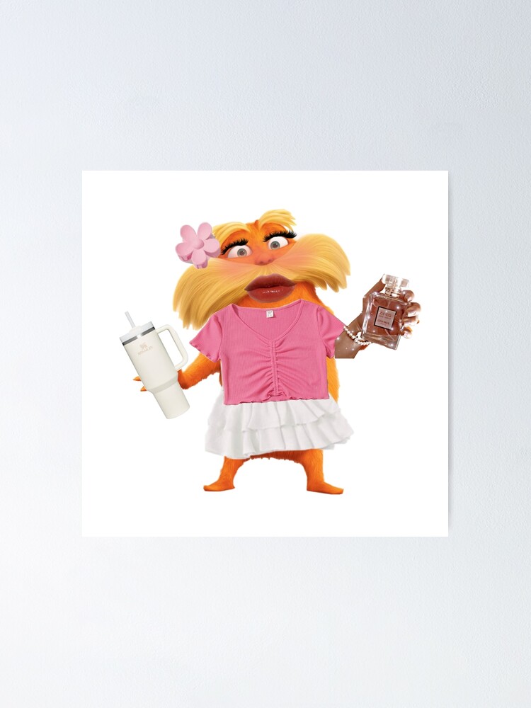 "Preppy Lorax " Poster for Sale by Flowers4hours | Redbubble