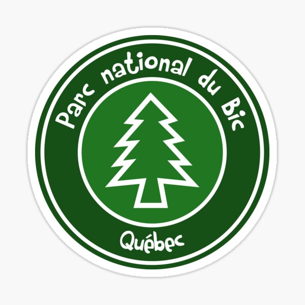 "Bic National Park Quebec Spruce" Sticker for Sale by bivenart | Redbubble