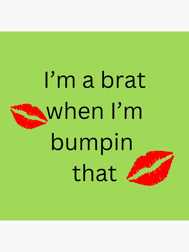 "brat album sticker" Sticker for Sale by Sinister-styles | Redbubble