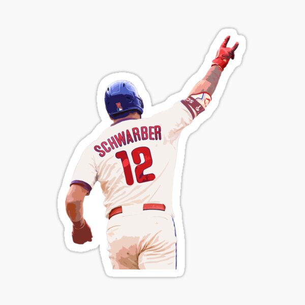 "Kyle Schwarber Phillies" Sticker for Sale by PhilliesPan | Redbubble