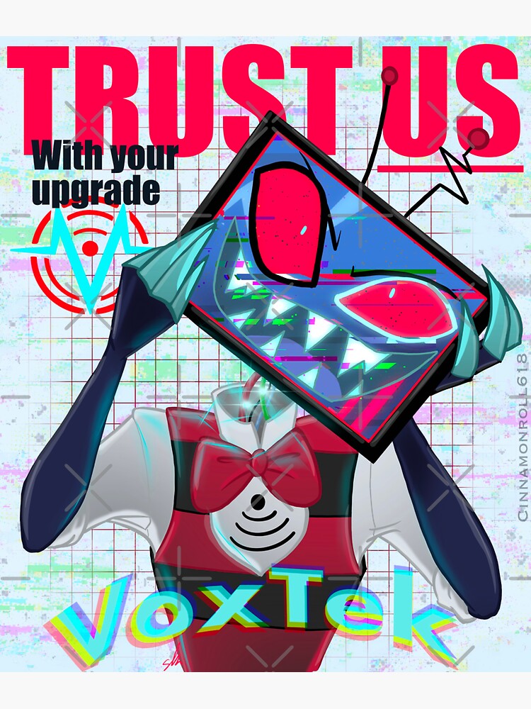 "Vox _ Upgrade" Sticker for Sale by Cinnamonroll618 | Redbubble