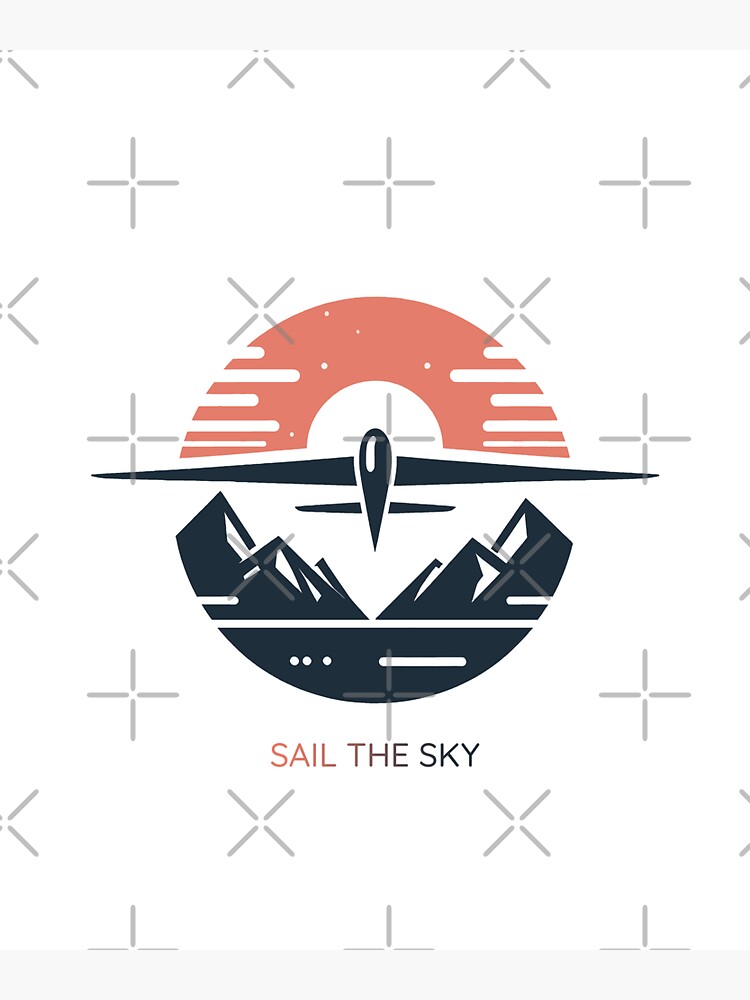 "Sail the Sky Glider Pilot Sailplane Biplane aerial floating soaring ...