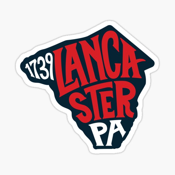 "Lancaster County Outline" Sticker for Sale by JoshWeber | Redbubble
