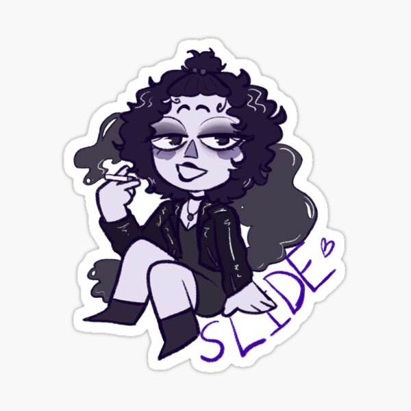 "Fight Club Marla Singer “Slide”" Sticker for Sale by zombieficated ...