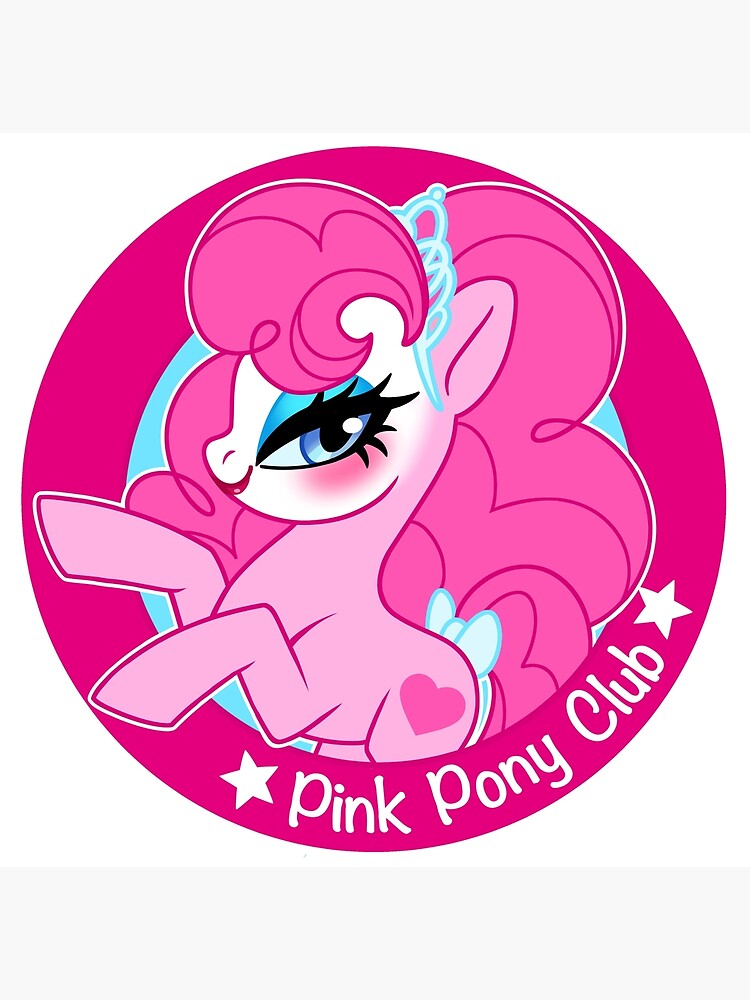 "Pink Pony Club Logo" Poster for Sale by ArtGoblinAsh | Redbubble