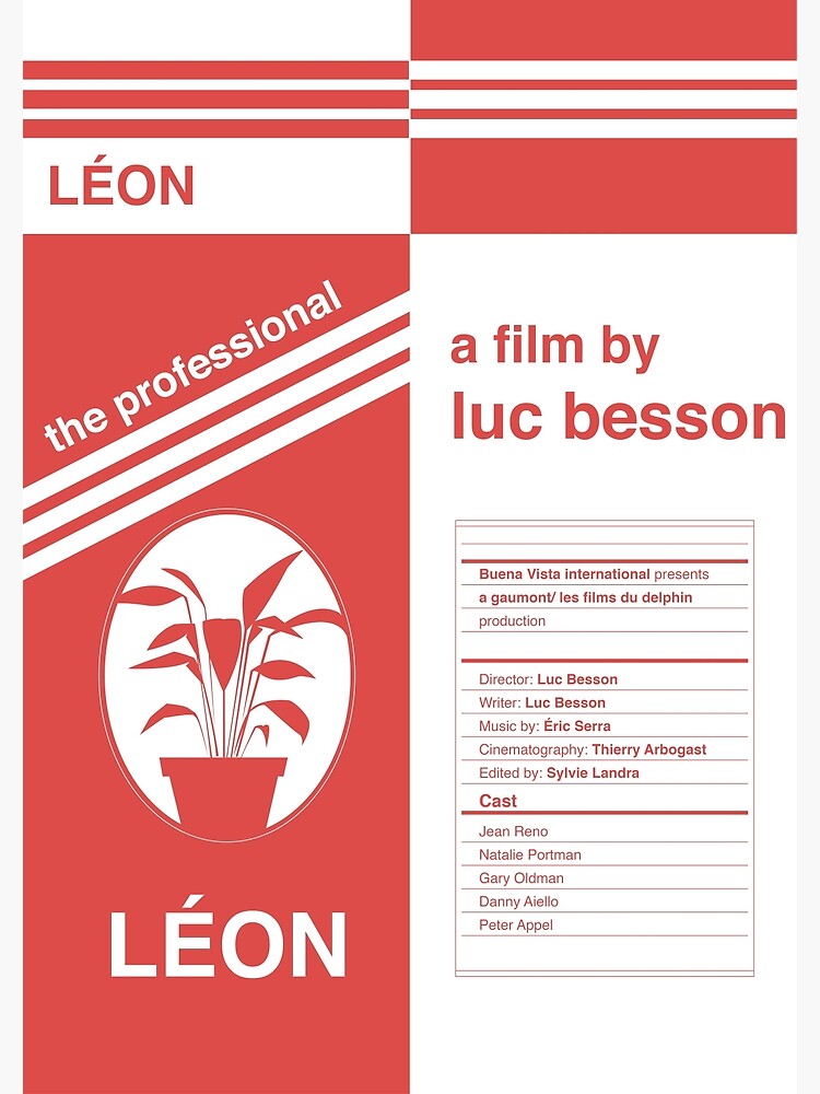 Léon: the professional fan poster Premium Matte Vertical Poster sold by ...