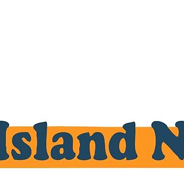 "Fire Island - New York." Sticker for Sale by America Roadside. | Redbubble