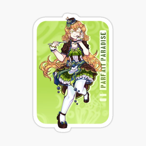 "Parfait Paradise Dokibird" Sticker for Sale by ACenturyMage | Redbubble