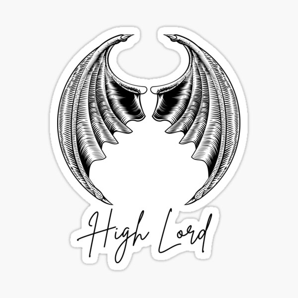 "High Lord His and Hers ACOTAR ACOMAF Rhysand Feyre" Sticker for Sale ...