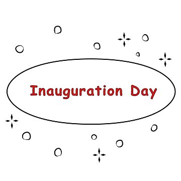 "Inauguration Day. Congratulations on the holiday. Holiday text" Poster ...