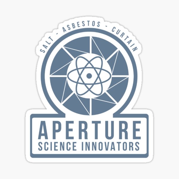 "Aperture Science Innovators Logo" Sticker for Sale by Walletinspector ...