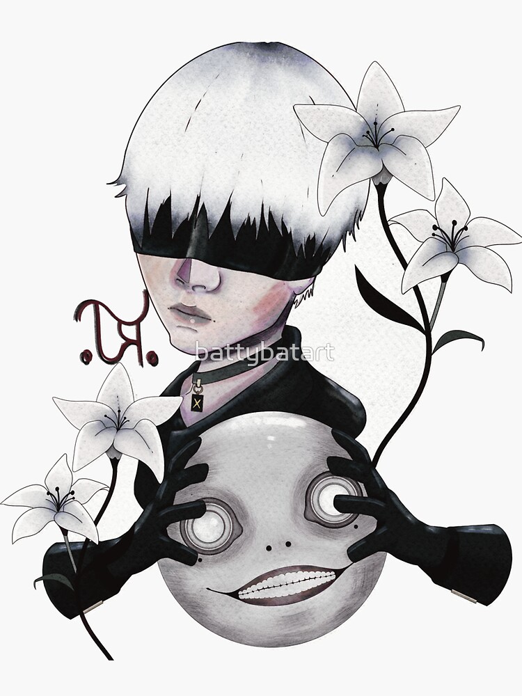 "9s and Emil" Sticker for Sale by battybatart | Redbubble