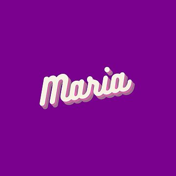 "Maria Name" Sticker for Sale by ArtCraftLab | Redbubble