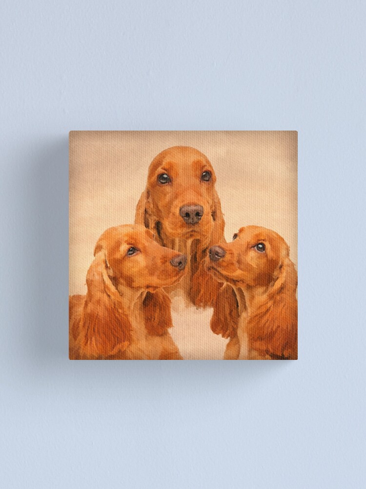 "English Cocker Spaniel Collage" Canvas Print by k9printart | Redbubble