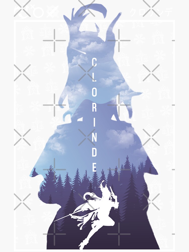 "Clorinde | Genshin Impact" Sticker for Sale by B-love | Redbubble