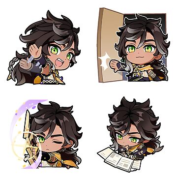 "Sethos Sticker Set Genshin Impact" Sticker by Demray | Redbubble