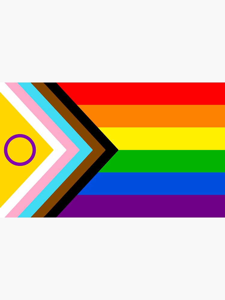 "Intersex-Inclusive Progress Pride Flag" Sticker for Sale by TymasterXtreme | Redbubble
