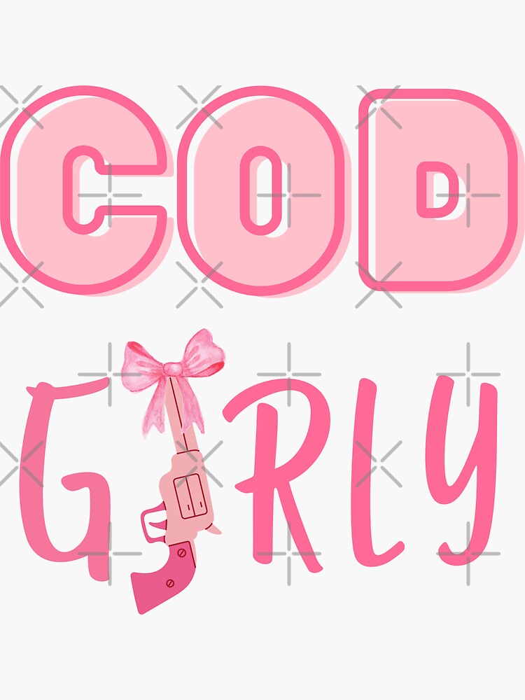 "COD GIRLY Sticker (vertical)" Sticker for Sale by savcat15 | Redbubble