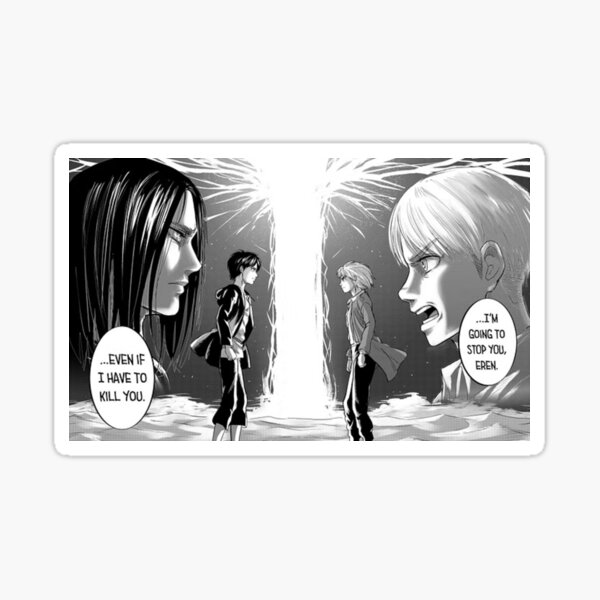 "Eren & Armin" Sticker for Sale by avessia | Redbubble