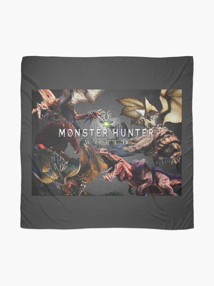 "monster hunter world" Scarf for Sale by francybonzi | Redbubble