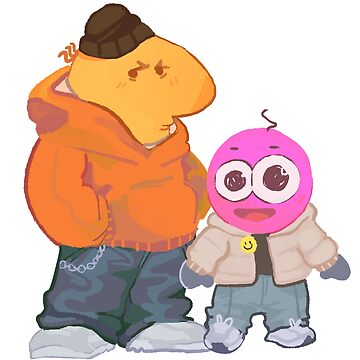 "Smiling friends: Charlie and Pim" Sticker by Nittze | Redbubble