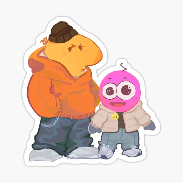 "Smiling friends: Charlie and Pim" Sticker by Nittze | Redbubble