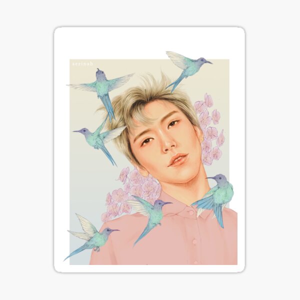 "fight path [ten nct]" Sticker by min-art | Redbubble