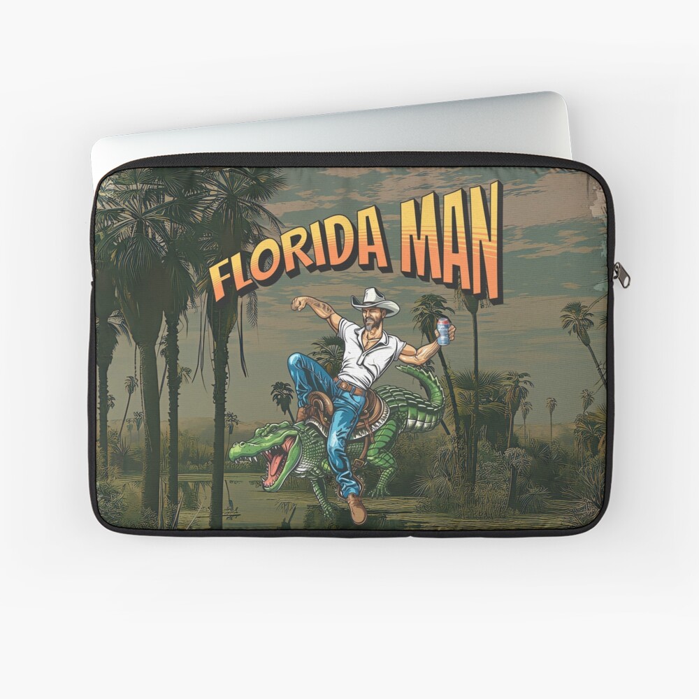 "Florida Man" Sticker for Sale by CorkyDesign | Redbubble