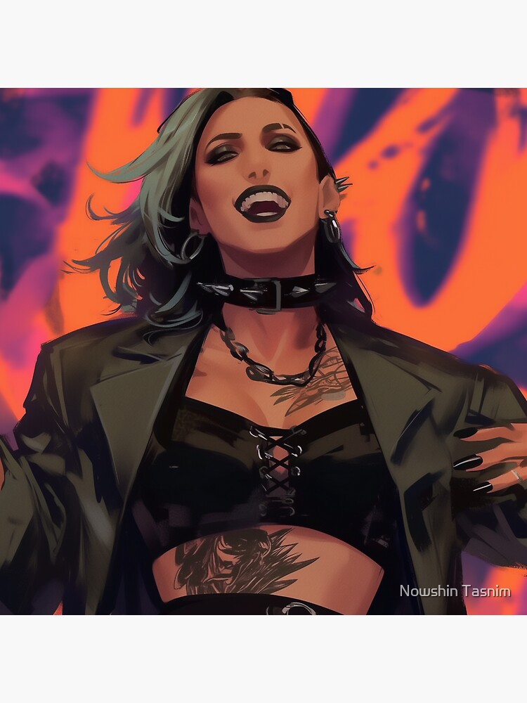 "Rhea Ripley inspired avatar" Sticker for Sale by Nowshin Tasnim ...