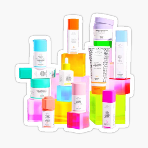 "Preppy multicolor/ skincare" Sticker for Sale by Globalstraz | Redbubble