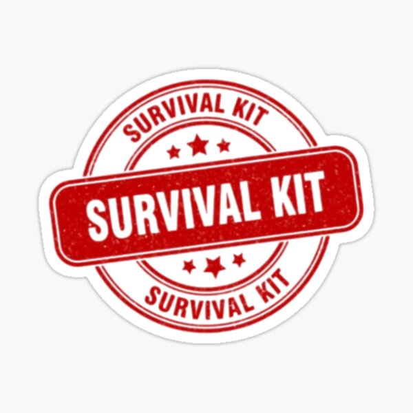 "Survival Kit" Sticker for Sale by RENAGADE4LYF | Redbubble