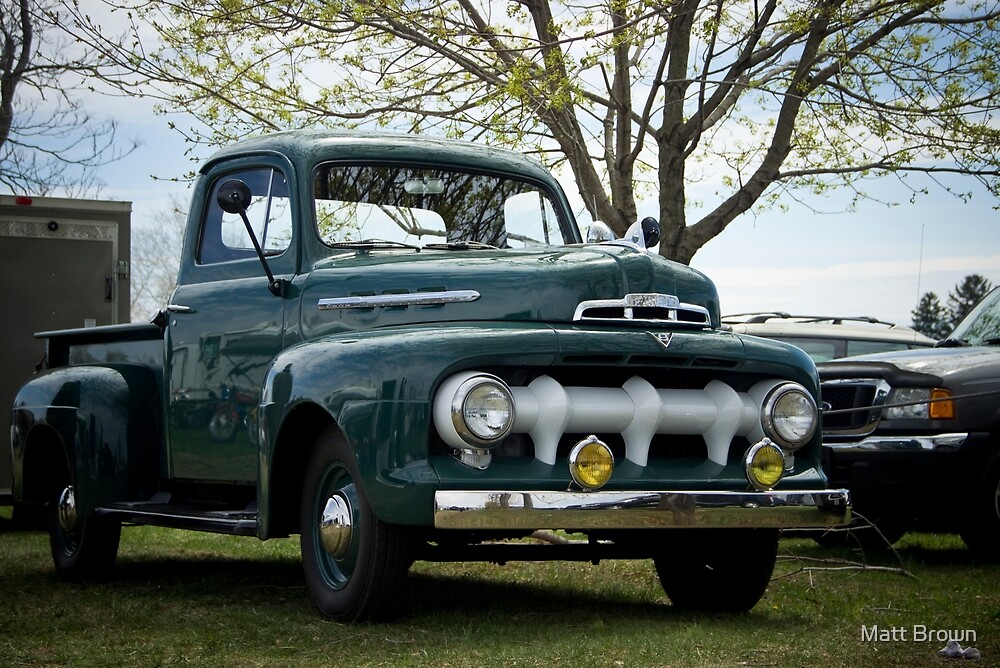 "Classic Ford F1 Pickup" by Matt Brown | Redbubble