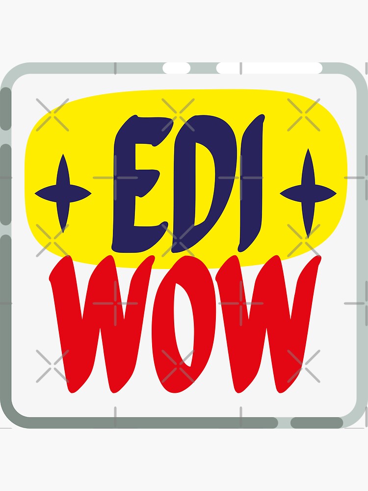 "Edi Wow! Pinoy expression jeepney signboard" Sticker for Sale by Pedro Velasco | Redbubble