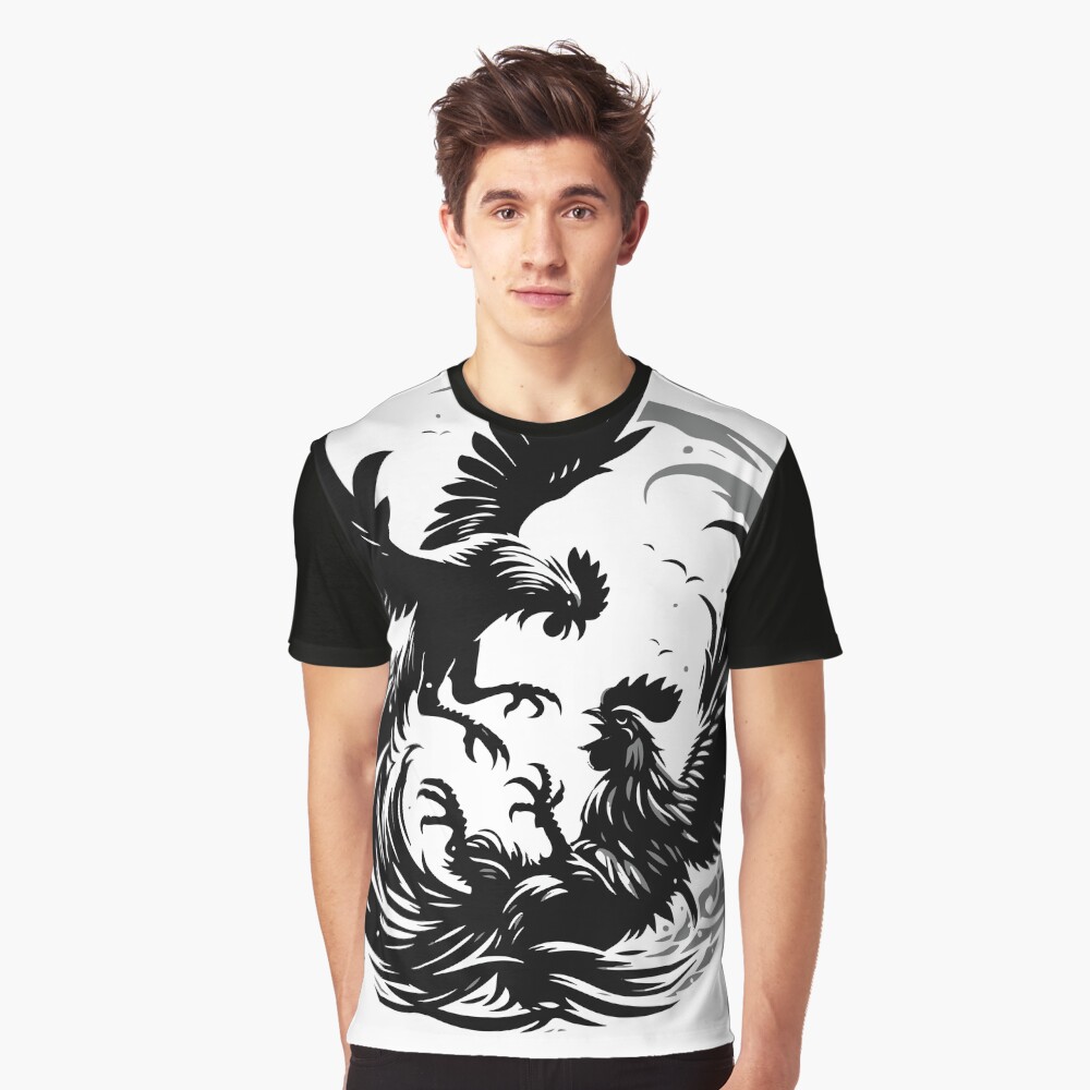 Póster for Sale con la obra «Pelea de gallos svg, gallo enojado svg ...