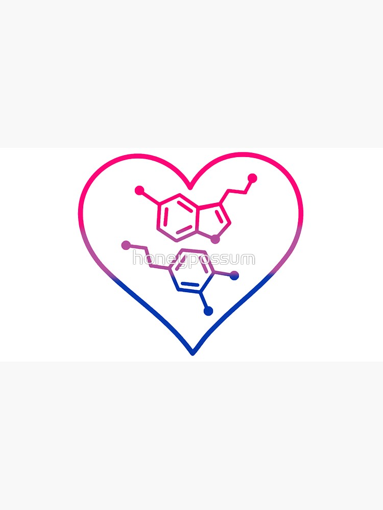 "Bi Pride Serotonin/Dopamine" Bucket Hat for Sale by honeypossum ...