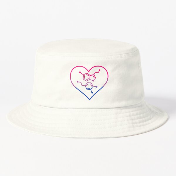 "Bi Pride Serotonin/Dopamine" Bucket Hat for Sale by honeypossum ...