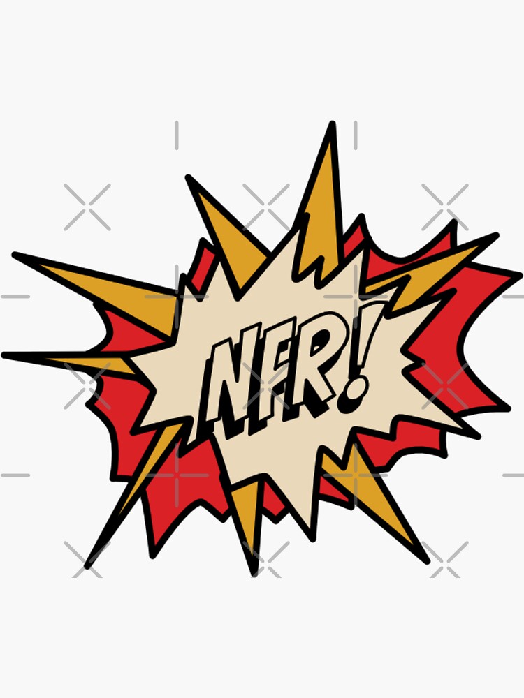 "Lana Del Rey NFR! Logo" Sticker for Sale by Billy P | Redbubble